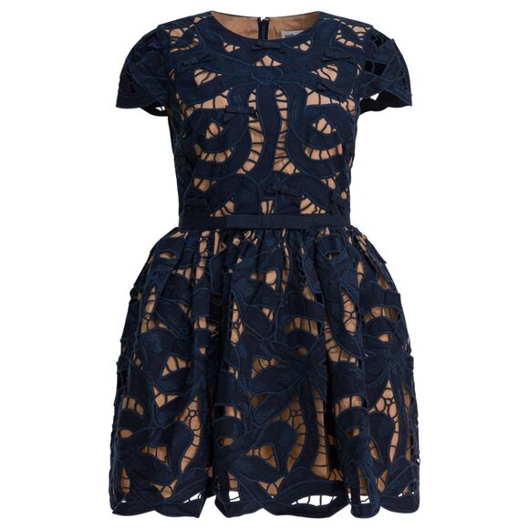 Self-Portrait | Dresses | Selfportrait Short Dress With Bow Tag Size 2 ...